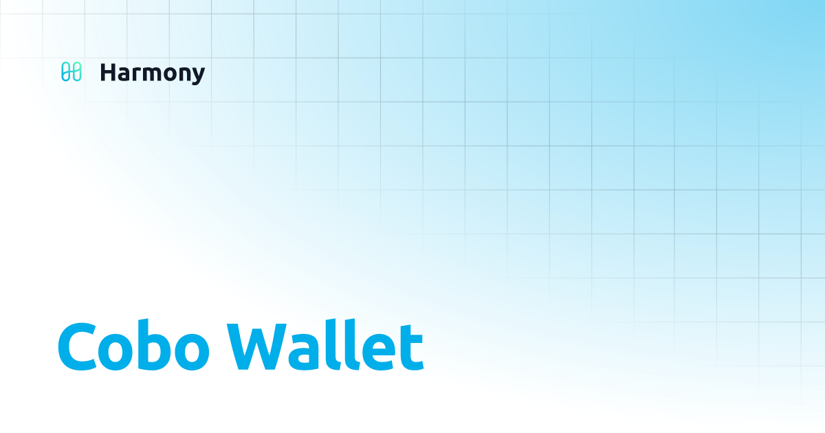 Cobo Wallet | Harmony