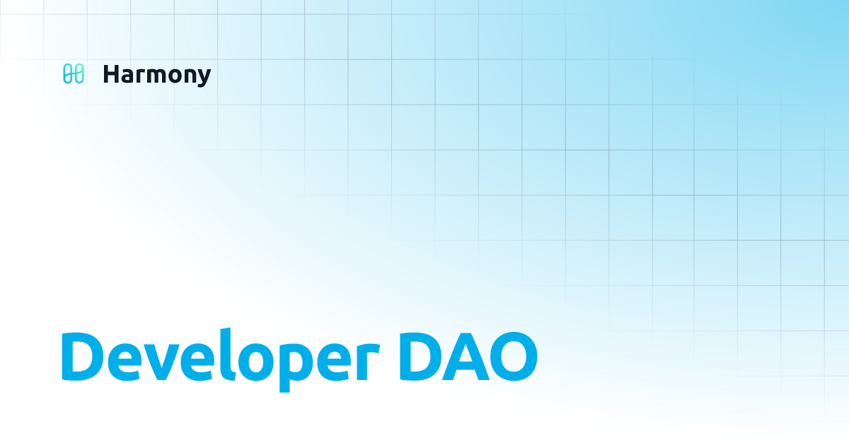 Developer DAO | Harmony